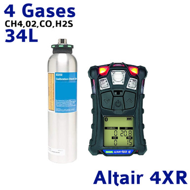 MSA 10178557 ALTAIR 4XR Monitor, and, MSA 10048280 Calibration Gas ...