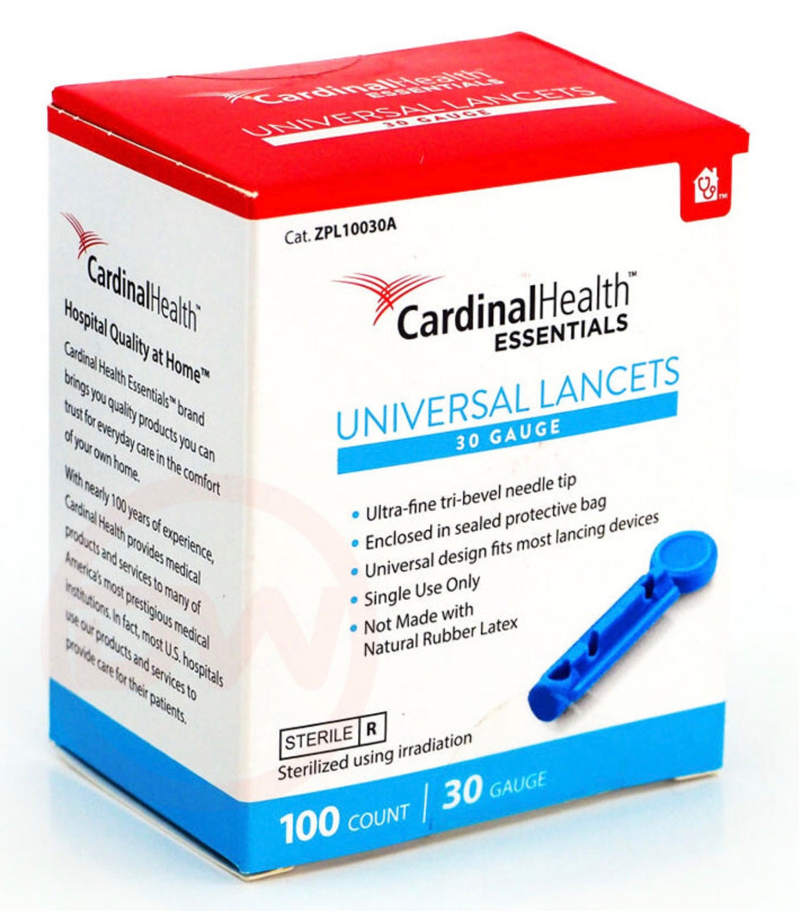 100 Universal Lancets - 30 Gauge