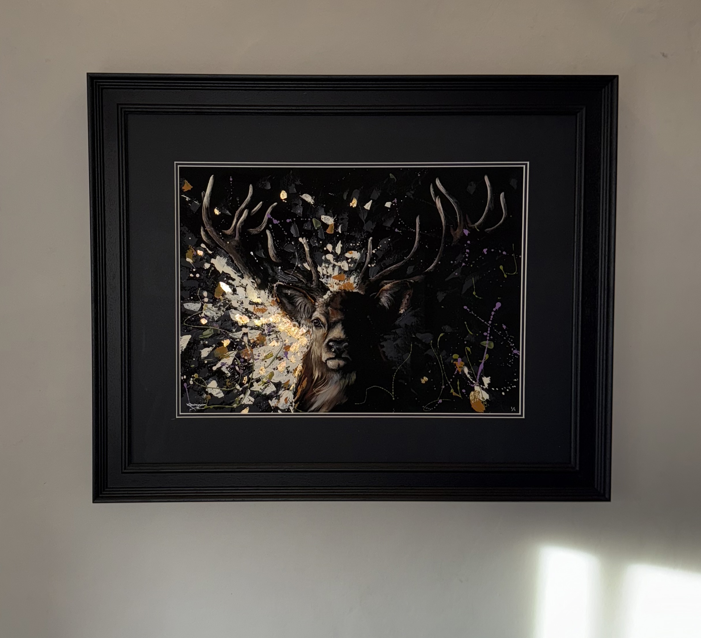 Red Emperor Original Embellished - Medium - The Event Gallery Fine Art Ltd