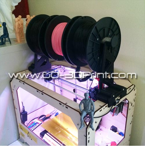 Filament Spool Holder for Makerbot, Flashforge and most all other wood ...