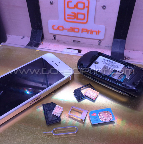 Nano SIM to Micro Sim to Mini SIM to Normal SIM Card Converter Adapter Kit