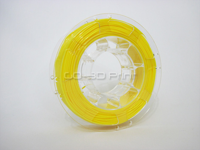 Yellow Flexible TPE 3D Printing Filament 1.75mm 200g