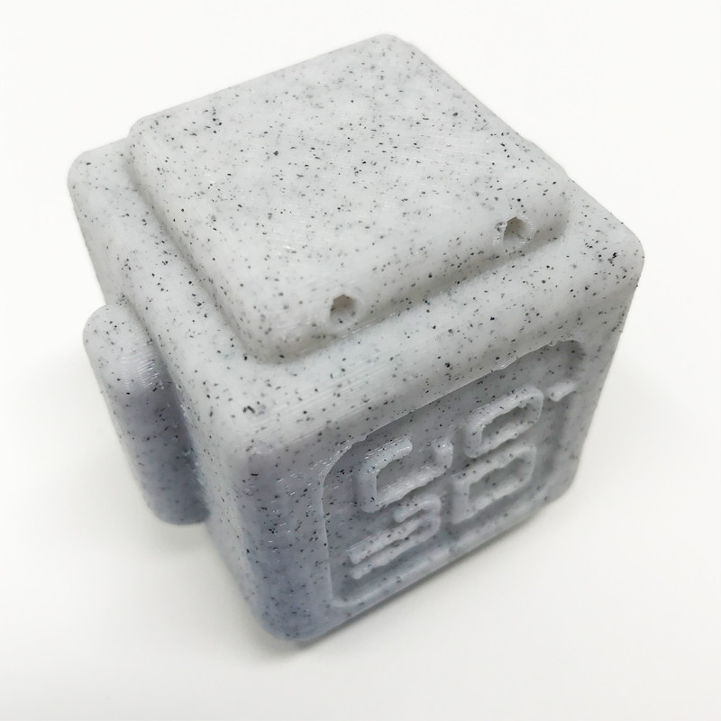 Marble Texture Like 3D Printing PLA Filament 1.75mm, 225g / 0.5lb