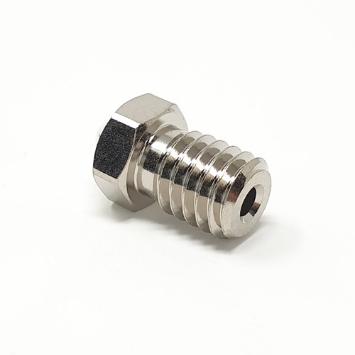 GO-3D 0.4mm Copper Plated RepRap Nozzle for V5 V6 / Prusa i3 MK2 M6 3D ...