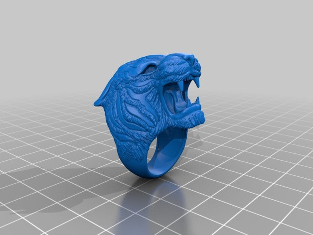 Tiger Ring - GO-3D PRINT