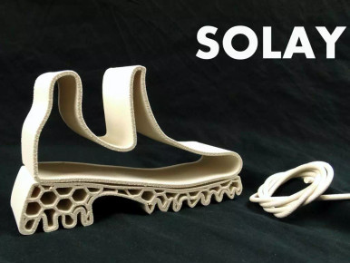 SOLAY experimental 3D Printing Filament shoe soles / paintable ...