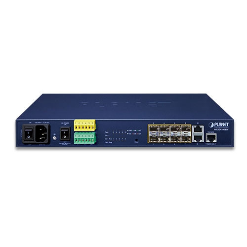2 x 2.5G SFP + 6 x 1G SFP + 2 x GbE Metro L2 Managed Switch - Indigo ...