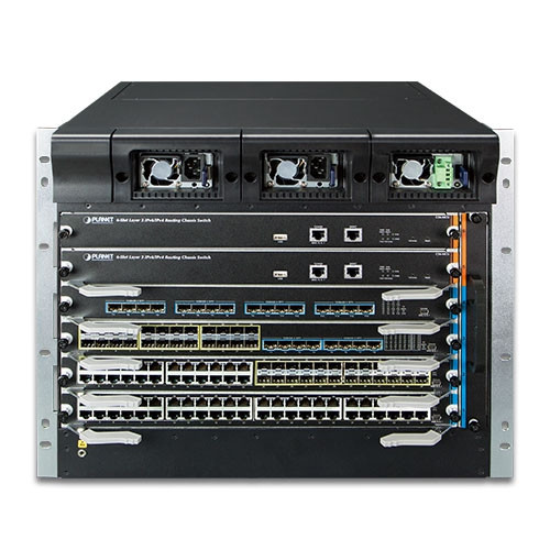 6-slot Layer 3 IPv6/IPv4 Routing Chassis Switch - Indigo Distribution