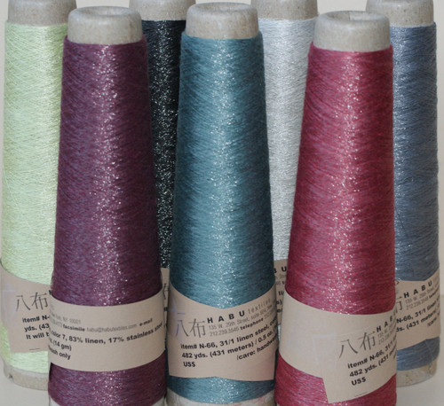 Habu Linen and Stainless Steel 31/1 - The Yarn Hub ABN 78729633428