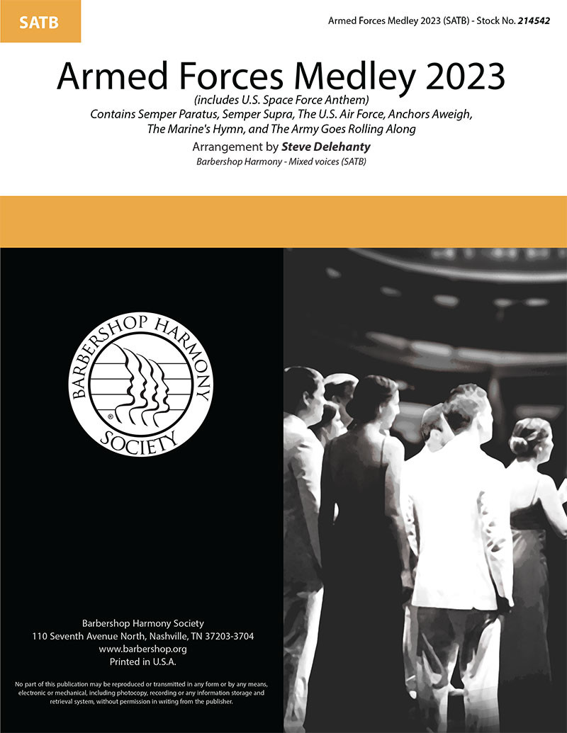 Armed Forces Medley 2023 (includes US Space Force anthem) (SATB) (arr ...