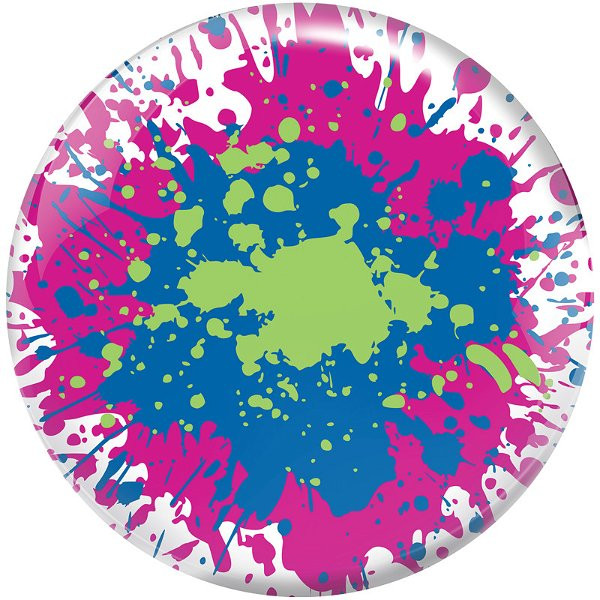 Brunswick Paint Splatter Viz-A-Ball - JB Bowling Supply