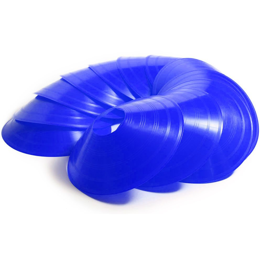 Blue Quick Feet Training Practice Cones - Set of 10 | Myosource Kinetic ...