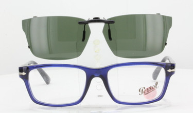 Custom made for Persol prescription Rx eyeglasses: Persol 3096-V-55X18 ...