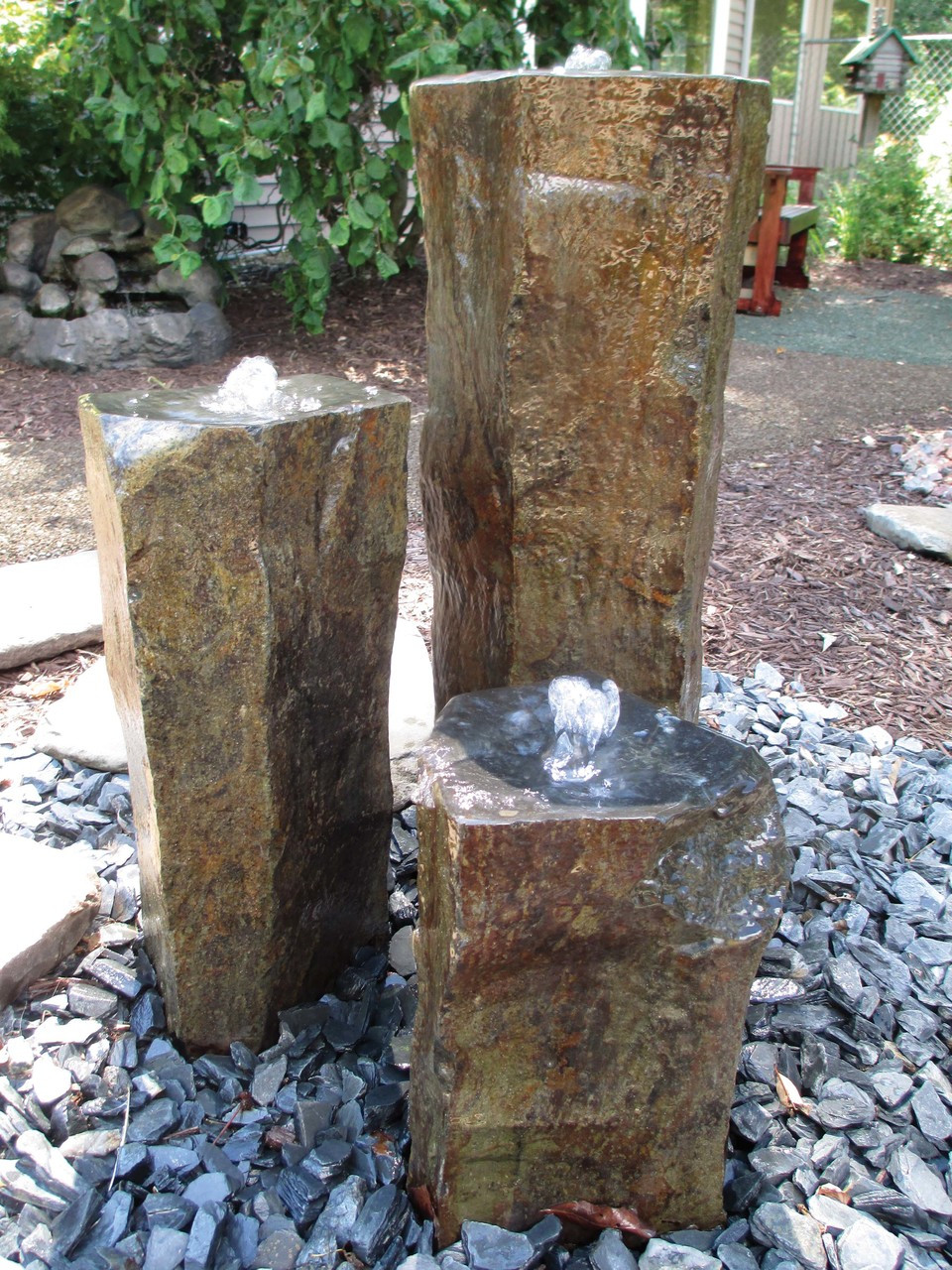Tranquil Decor Polished Top Basalt Kit wit Basin : Pond Fountains Pond ...