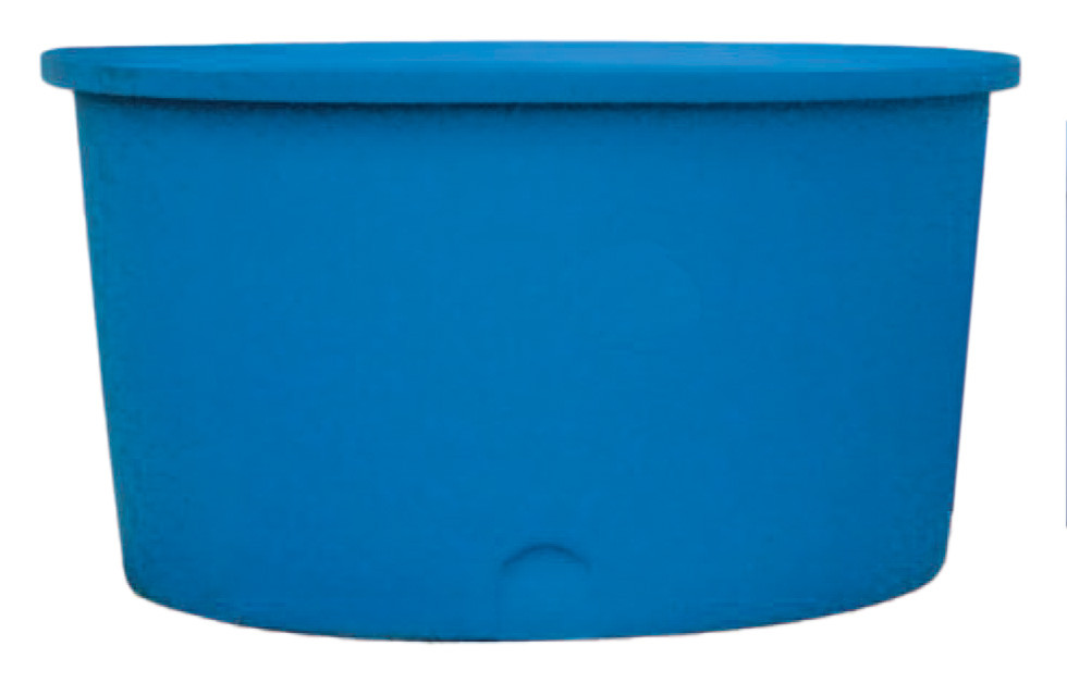 Round Flat Bottom Tank - 300 Gallon - Pond Warehouse
