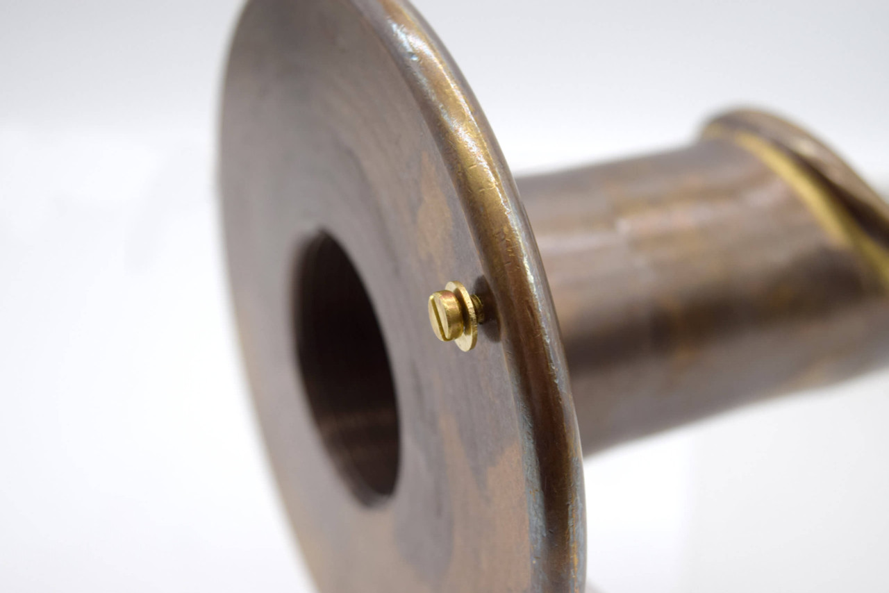 Vianti Falls Brass Antique Scupper with Round Wall Plate - 2-in. : Pond ...