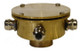 Bronze Underwater Junction Box - 4 ports with Bottom Inlet : Pond ...