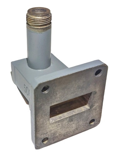 Microtech WR112 H-Band to Type N Coaxial Waveguide Adapter - SKU-4803