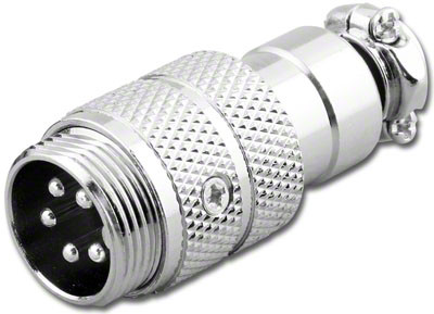 5-Pin - Ham & CB Radio Microphone Connector - Cable Male Plug ARS-9305-EXT