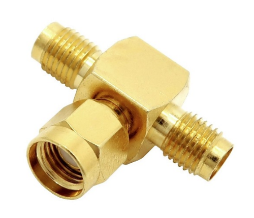 RP-SMA-Male to SMA-Female Quick Disconnect Push-On Coaxial Adapter ...