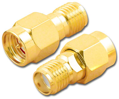SMA Male-Female Quick Disconnect Push-On Coaxial Adapter Connectors