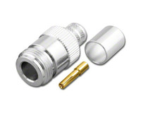 LMR400 - Type N-Female Coaxial Cable Crimp End Connector - RFN-3636-L400