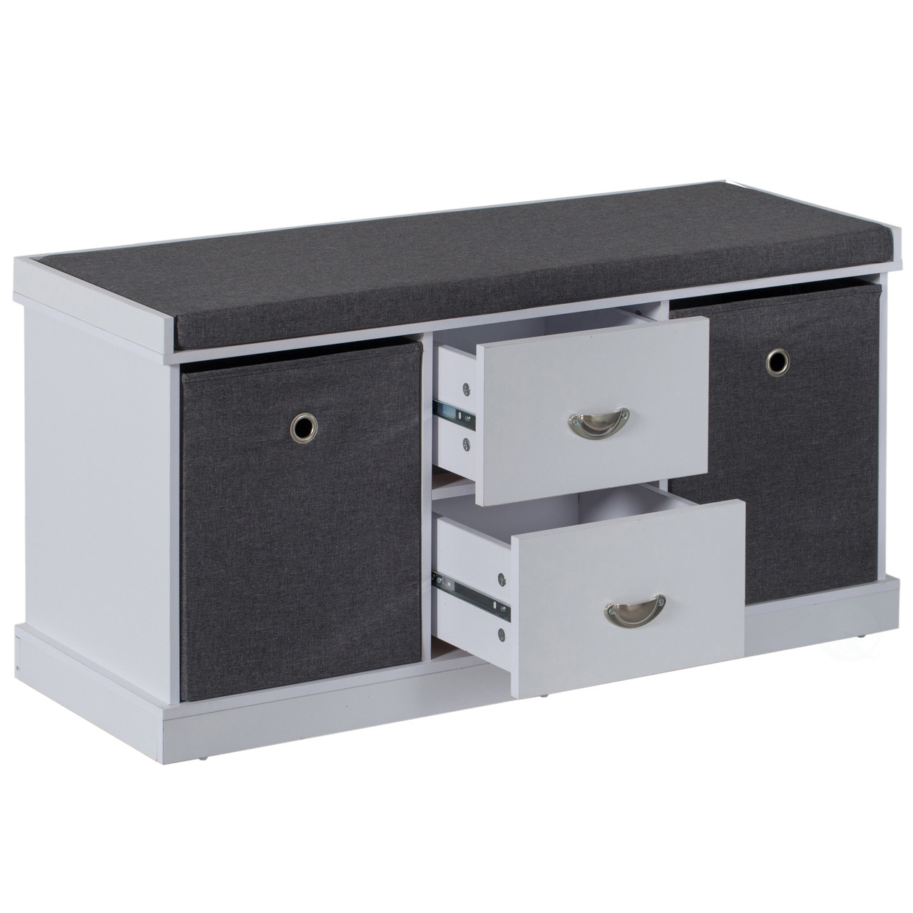 Buy Wholesale QI003280L Wooden Shoe Cubicle Storage Entryway Bench with ...