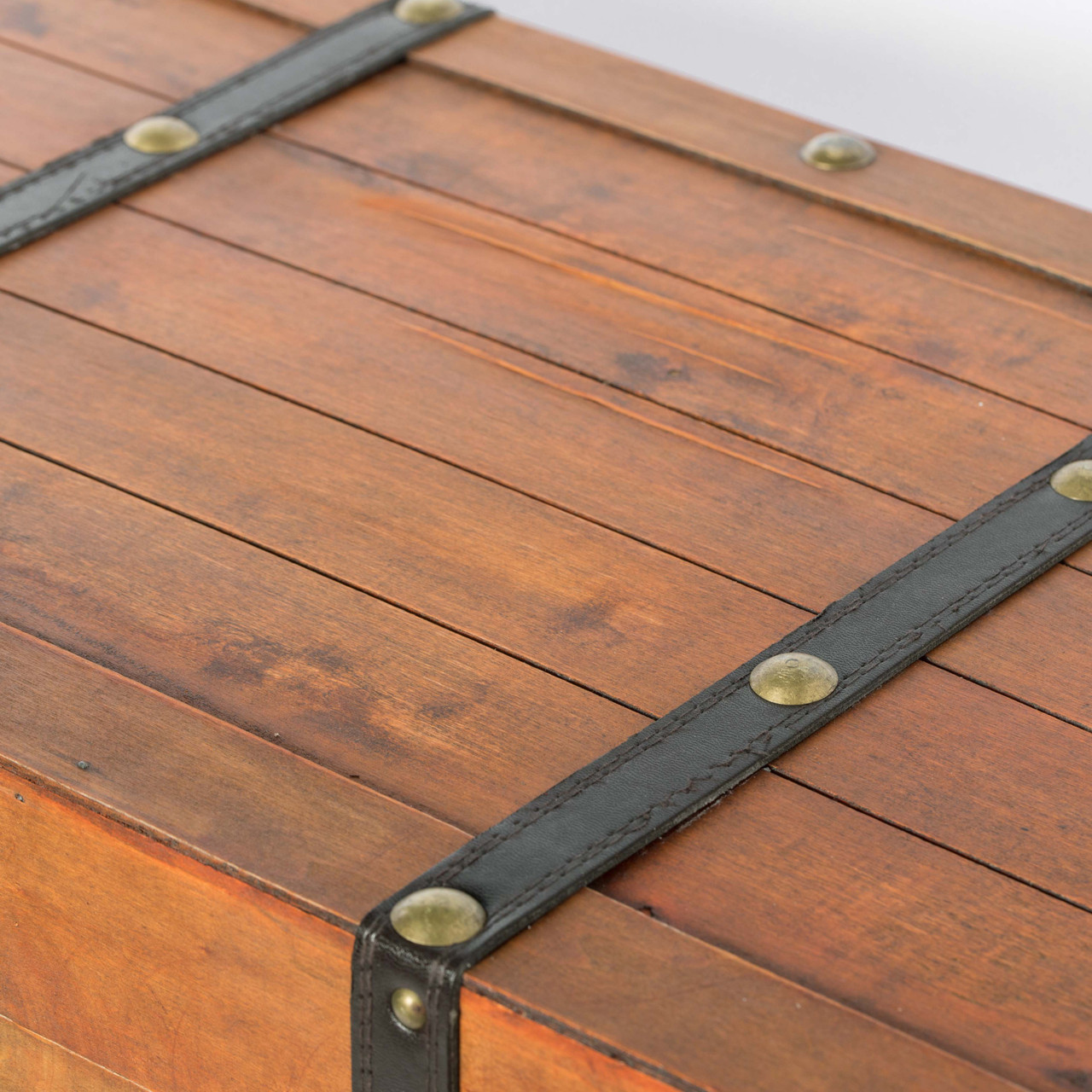 Buy Wholesale QI003943.S Rustic Large Wooden Storage Trunk with ...