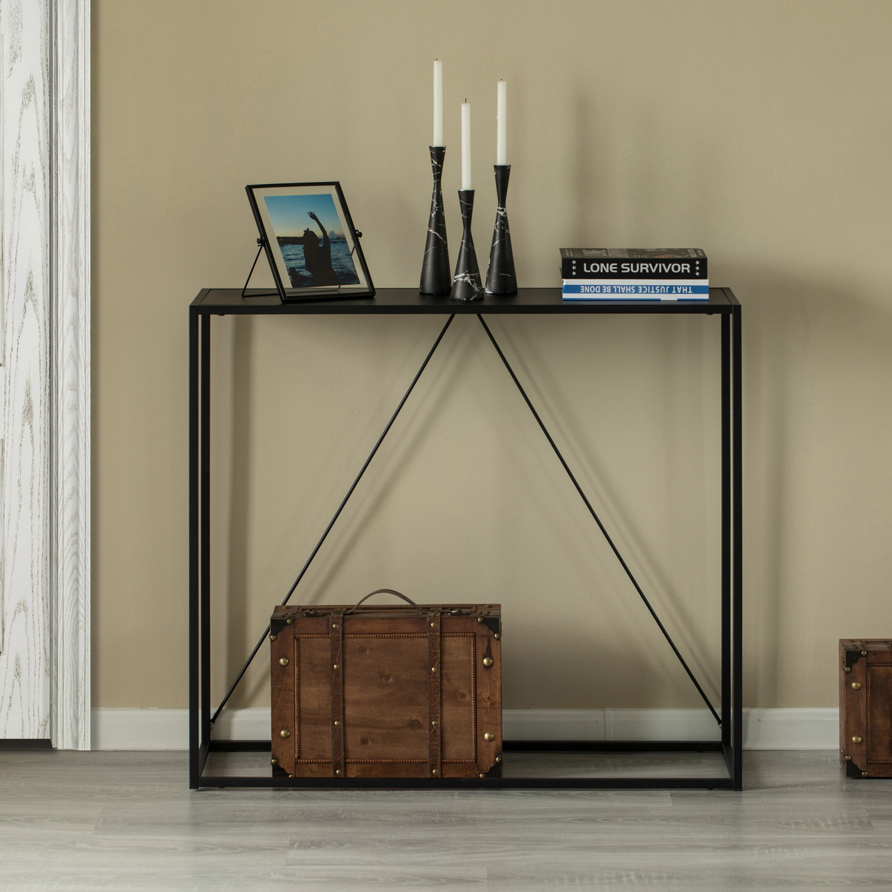 Buy Wholesale QI004188.BK Modern Display Metal Console Table, for ...