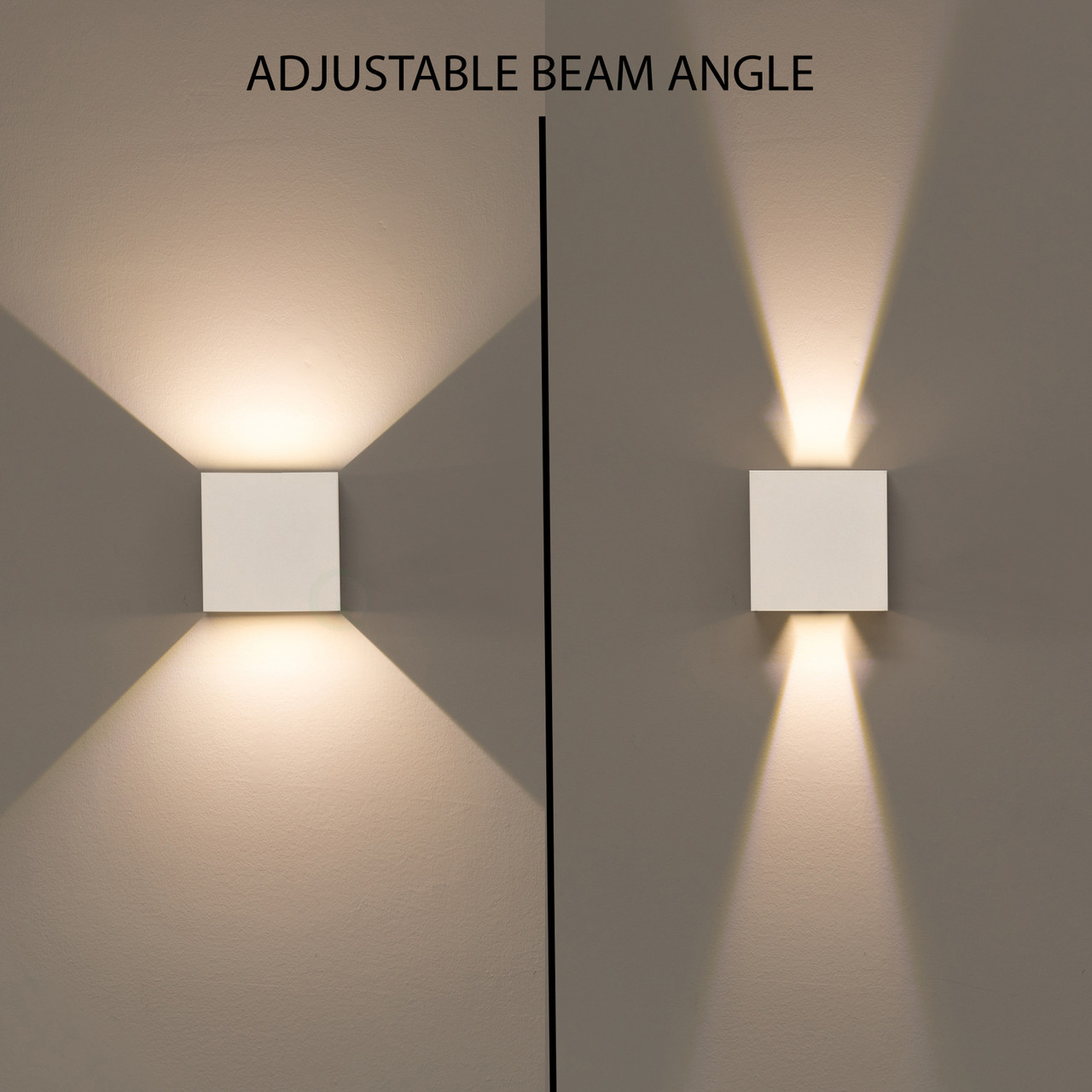 Modern Wall Sconce LED Waterproof Wall Lamp Aluminum with Adjustable ...