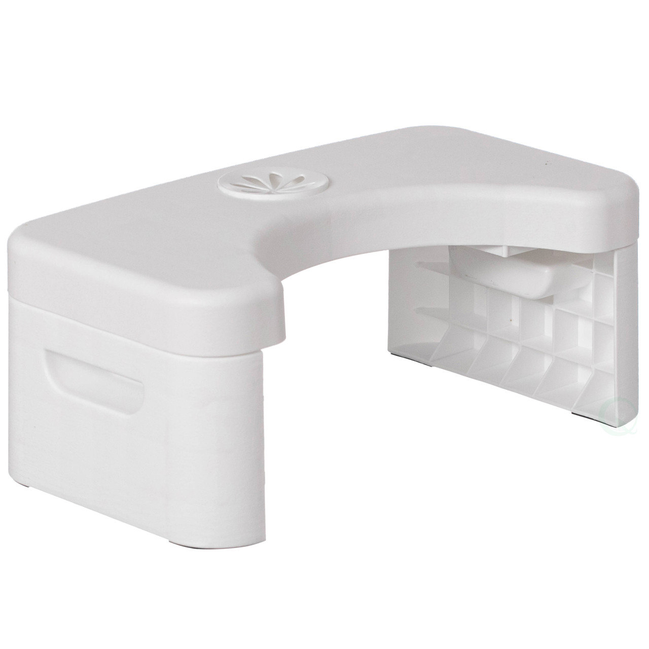 Portable Squatting Bathroom Potty Stool, White Poop Foot Stool, 6.25 ...