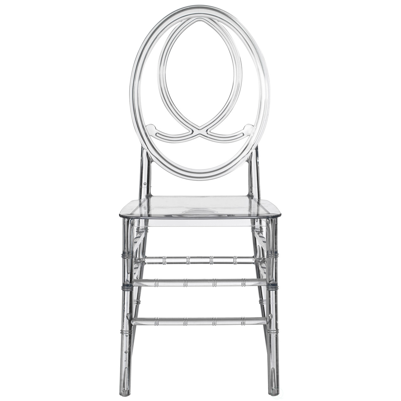 Modern Acrylic Phoenix Dining Chair, Stackable Transparent Party Chair ...