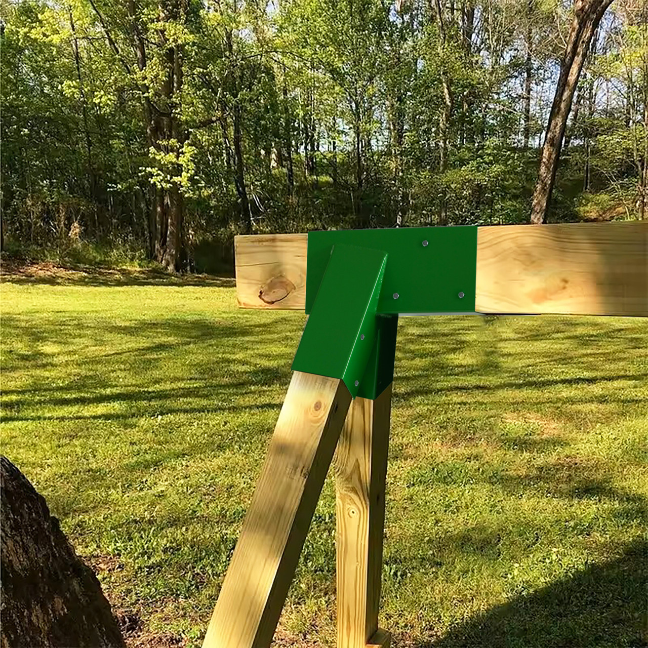 Heavy-Duty Durable and Rust Resistant Steel Swing Brackets for Backyard ...
