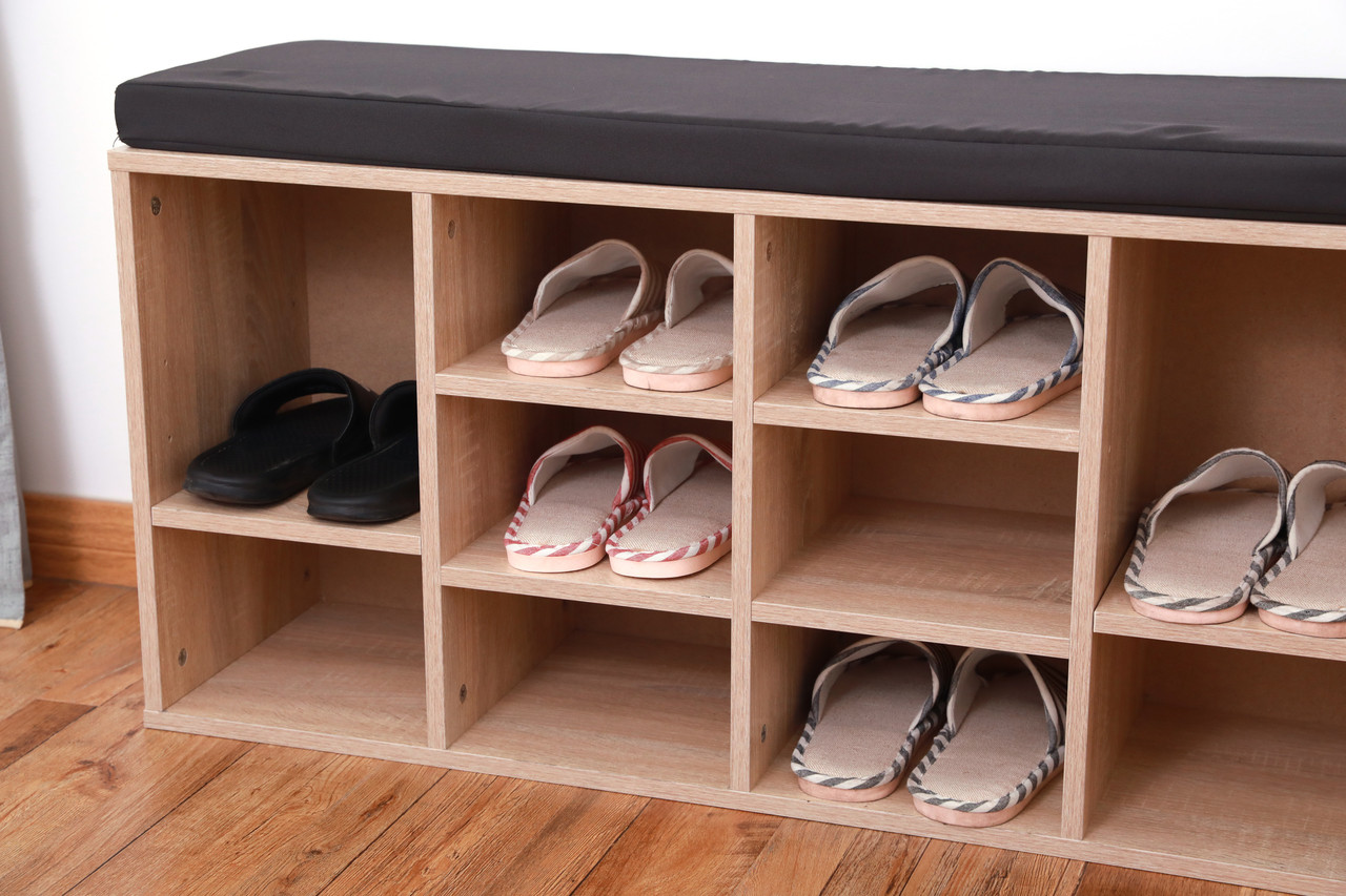 Buy Wholesale QI003385 Natural Wooden Shoe Cubicle Storage Entryway ...
