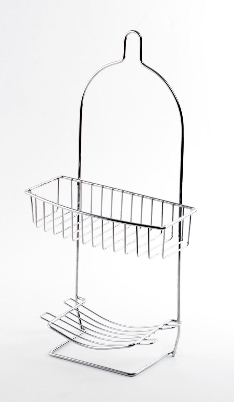 Buy Wholesale QI003490 Metal Wire Hanging Bathroom Shower Storage Rack