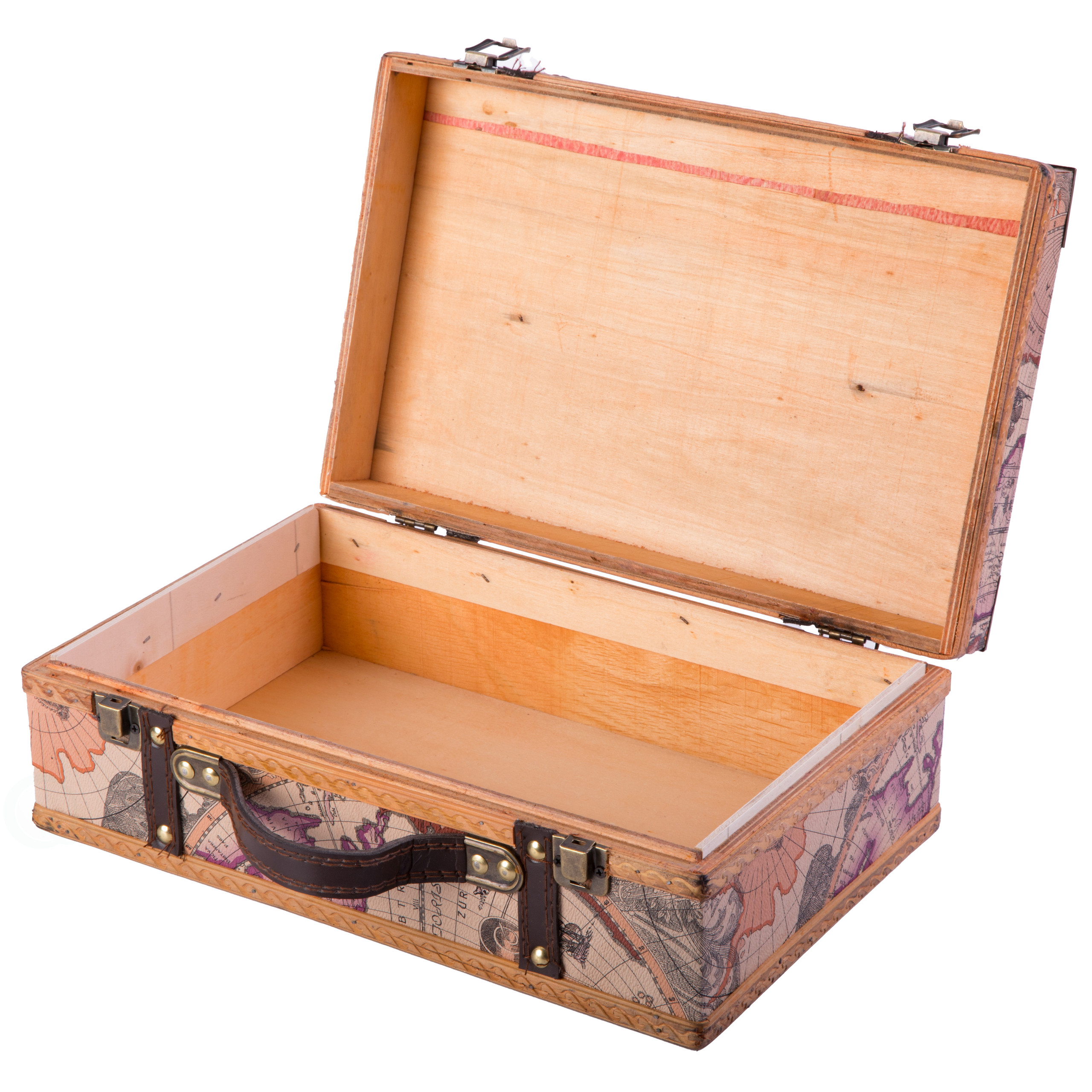 Buy Wholesale QI003030 Old World Map Suitcase