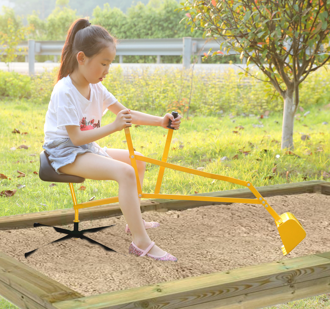 Buy Wholesale QI003379 Metal Sand Digger Toy Crane for Sandbox