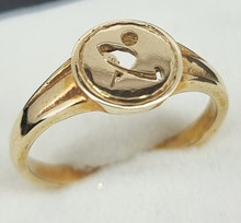 9ct Gold Aus Rep Ring - Jewellery Design By Michele