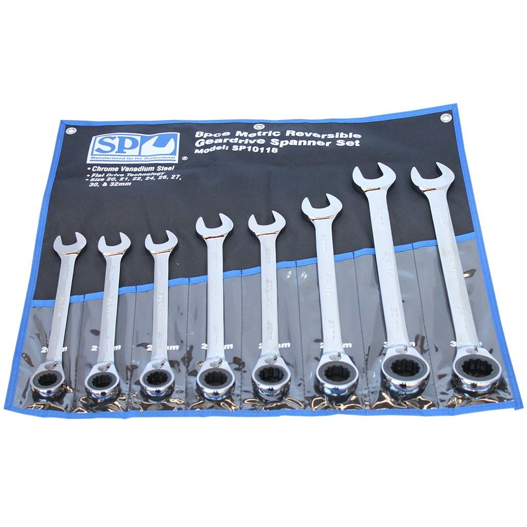SP10118, SP Tools Reversible 420mm Long MM Jumbo Gear Spanner Set.