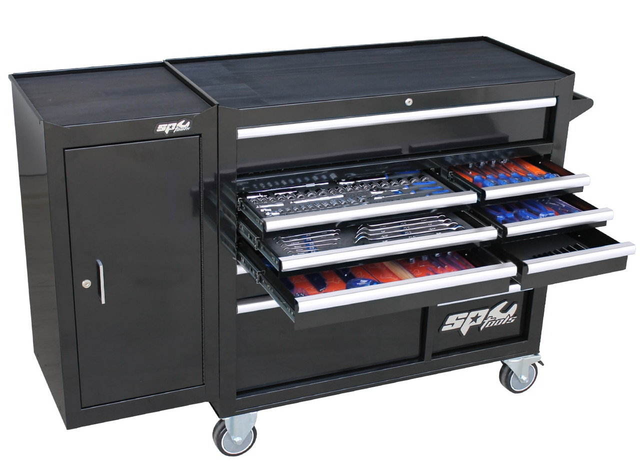 SP50626DX, SP50626, SP Tools 236pc Custom Series Roller Cabinet Tool ...