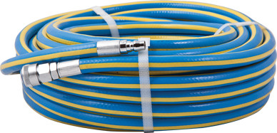 Geiger Larger Air Hose 12mm x 20m Length With Couplings
