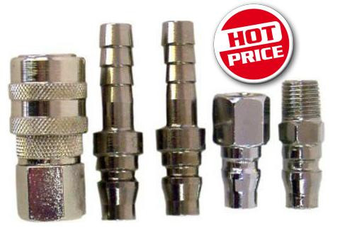NITTO STYLE AIR FITTING KIT 5 PIECE 13964