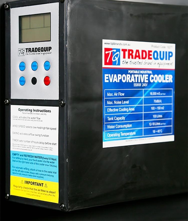 1035T | Tradequip 1035T 750W Evaporative Workshop Cooler