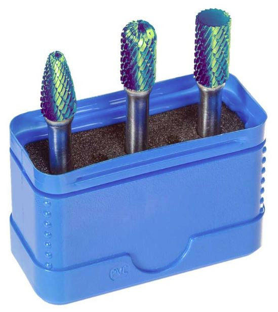 CBSET3NG6C, Morrisflex Next Gen 3/8" Head NG6 Coated Carbide Burr