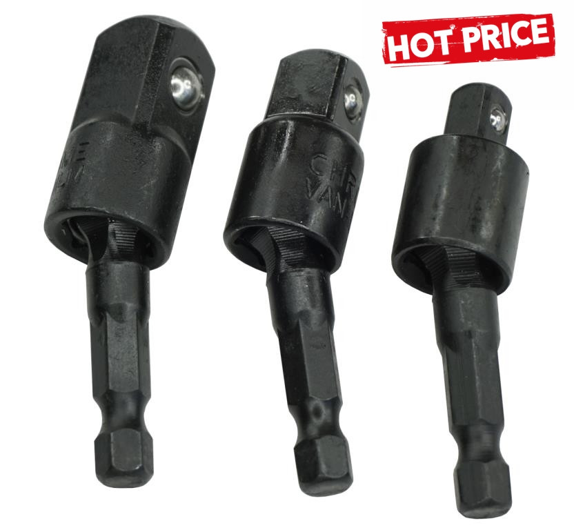 Transquip 3pce Universal Joint Socket Adaptor Set