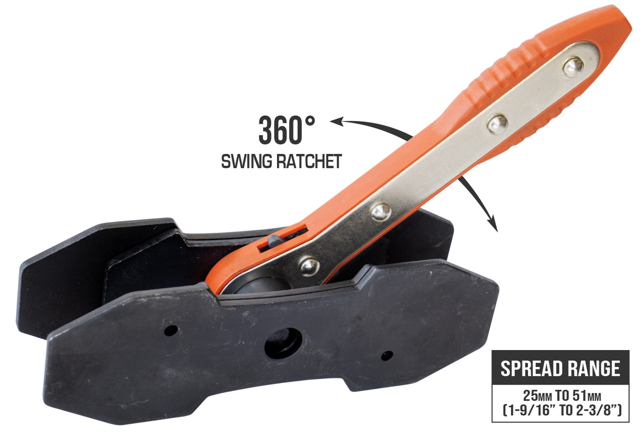 SP63013 , SP Tools Heavy Duty Ratcheting Brake Disc Calliper Press 25-55mm