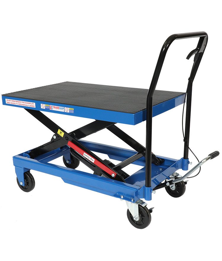 6009T, Tradequip Scissor Lift Workshop Trolley 500KG