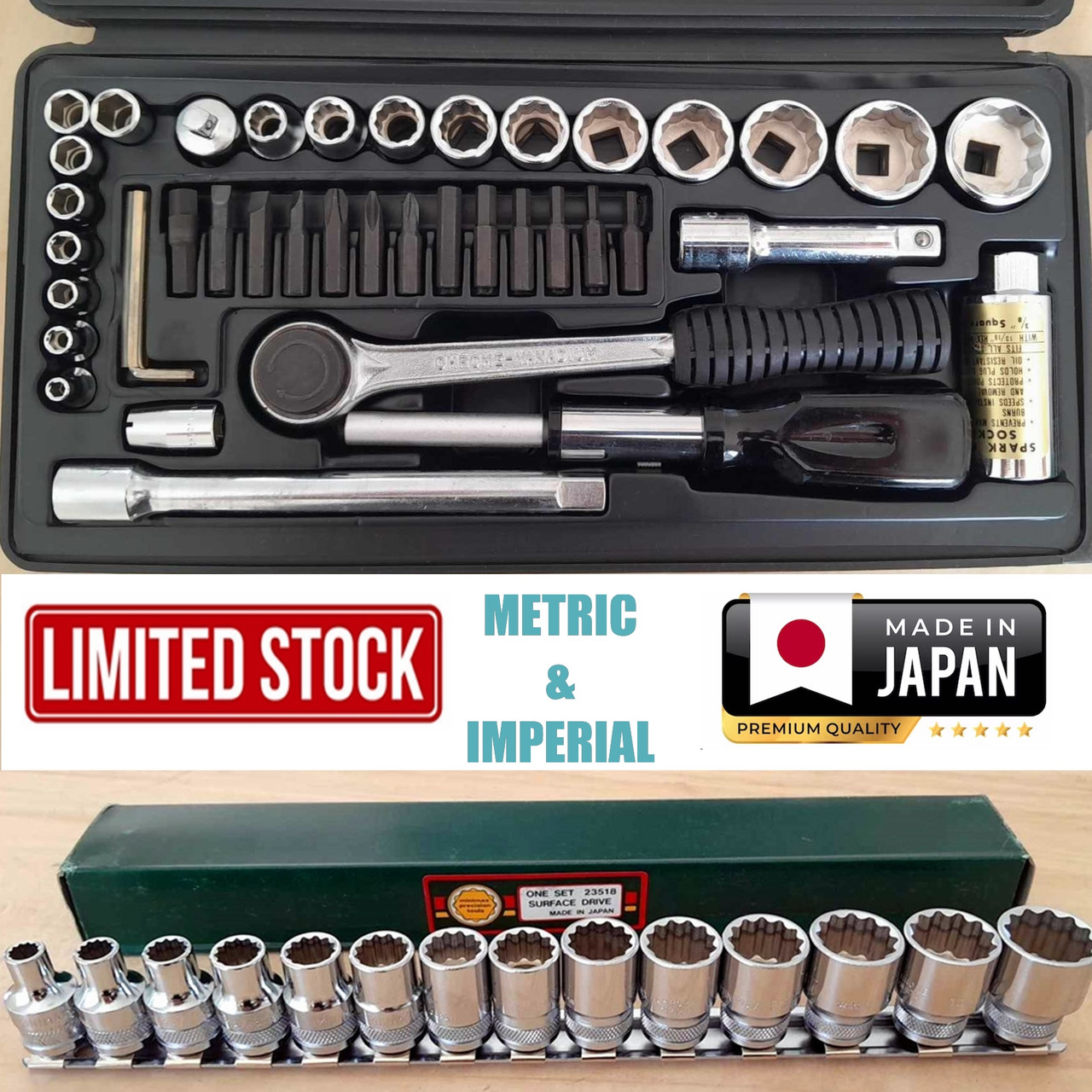 Minimax Japan AF Low Profile Socket & Bit Set Limited Stock!