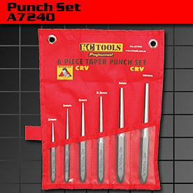 KC Tools 7PCE PUNCH/CHISEL SET.