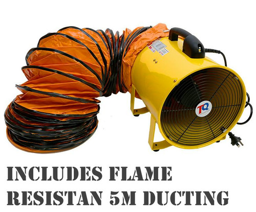 1025, TRADEQUIP COMMERCIAL 300MM EXTRACTOR FAN & DUCTING